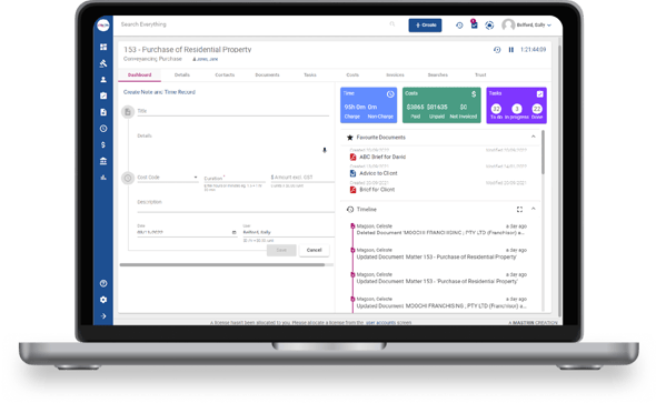 Legal Matter Management Software: Simple & Intuitive
